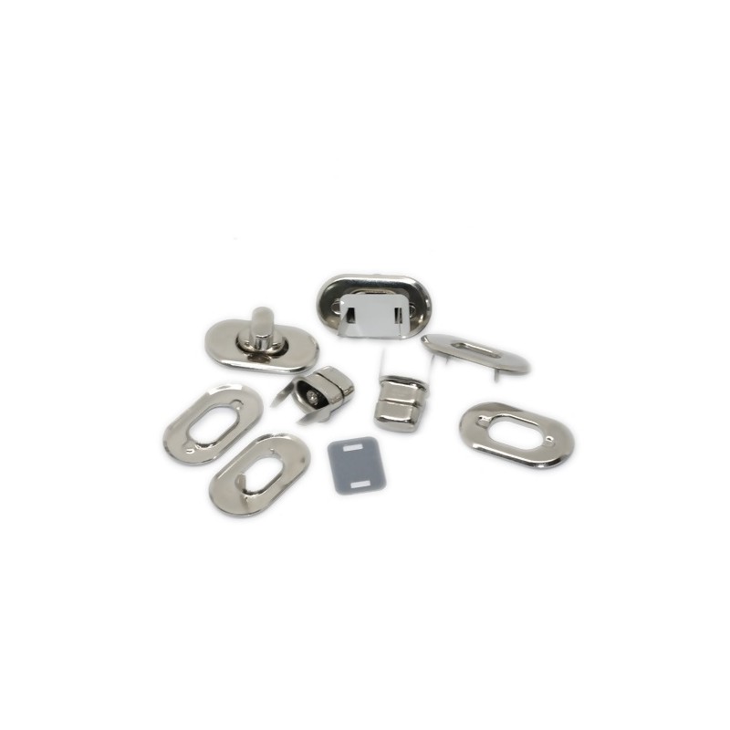 fermoir tourniquet papillon coloris chromé (01/08)